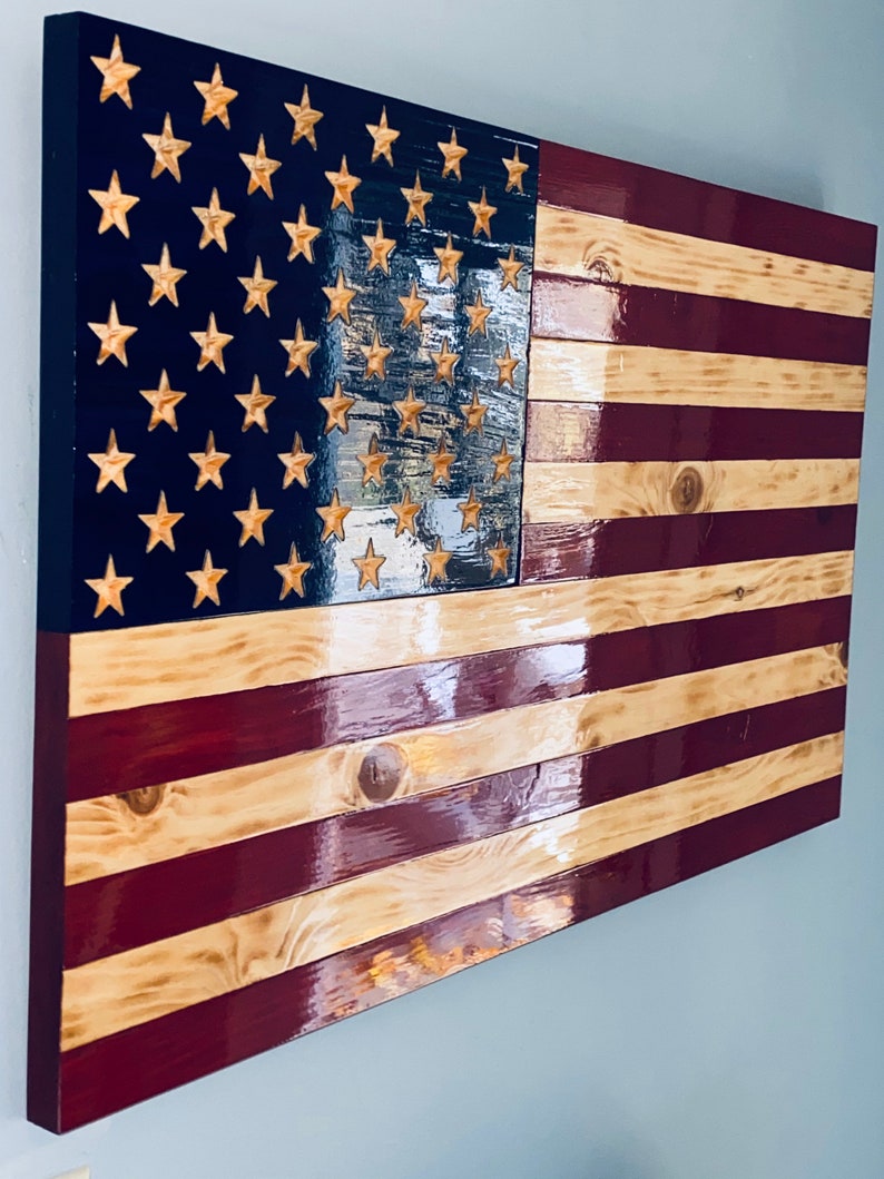 The rustic Flag | Etsy