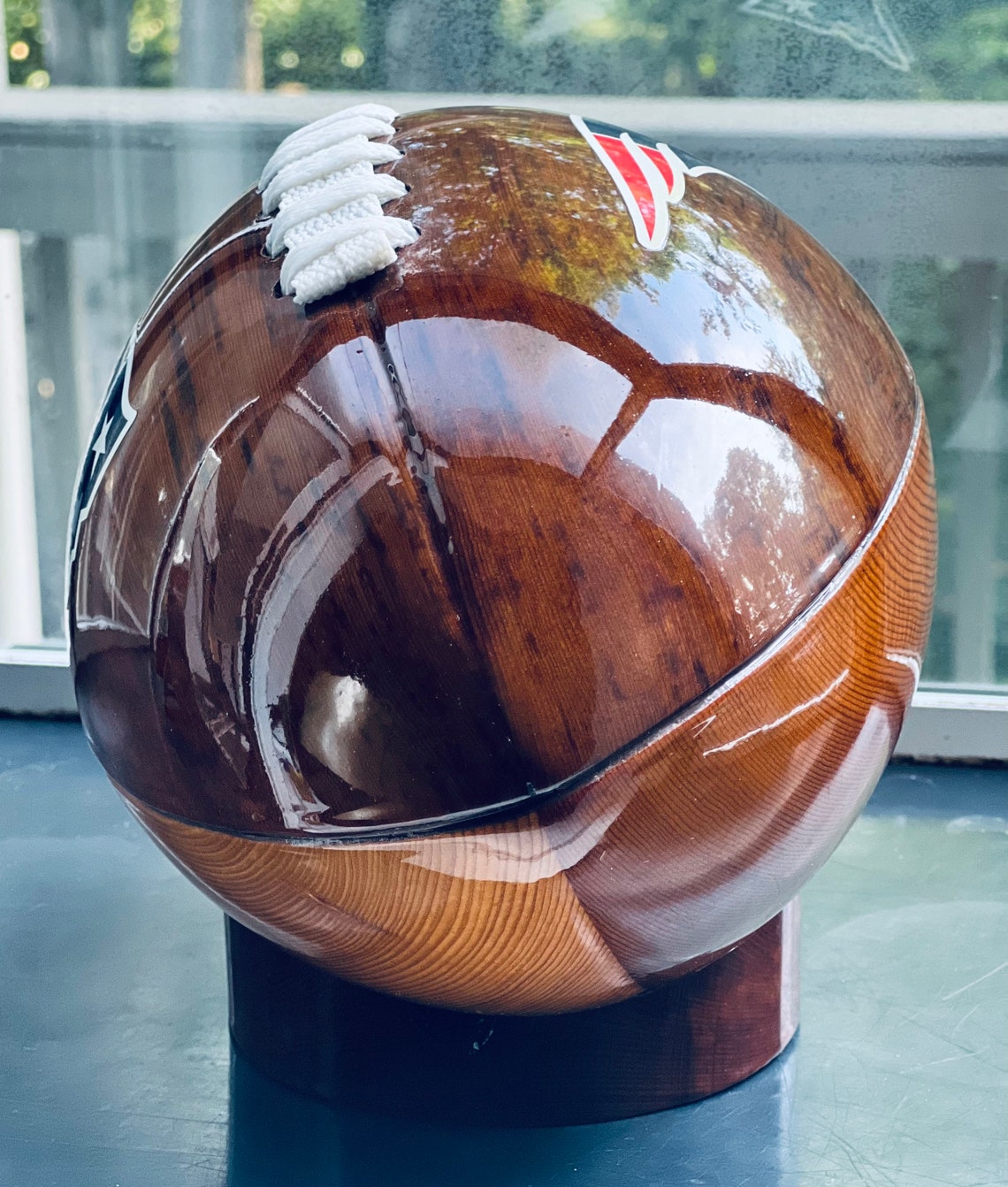 Own Your Very Own Custom Solid Cedar Wooden Football With Your - Etsy