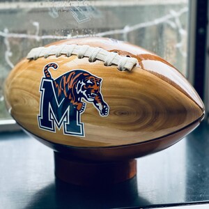 Own Your Very Own Custom Solid Cedar Wooden Football With Your - Etsy