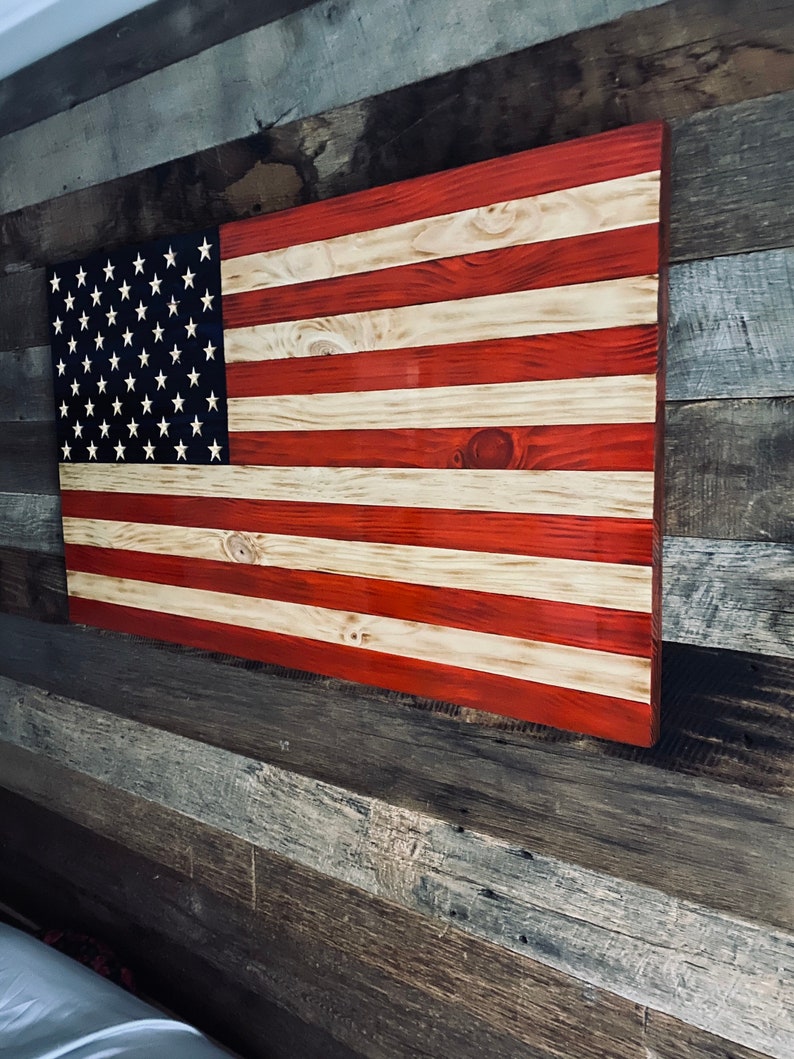 The Rustic Flag | Etsy