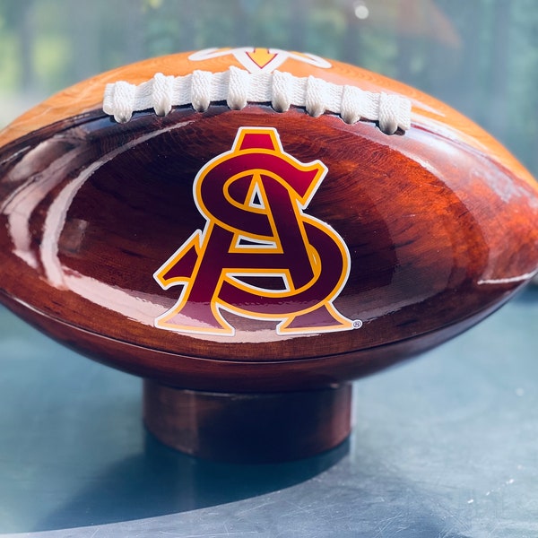 Wooden Football - Etsy