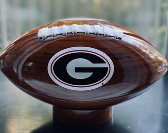 Wooden Solid Football - Etsy