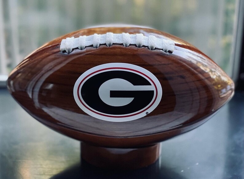Own Your Very Own Custom Solid Cedar Wooden Football With Your - Etsy