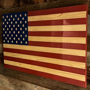 The rustic Flag - Etsy