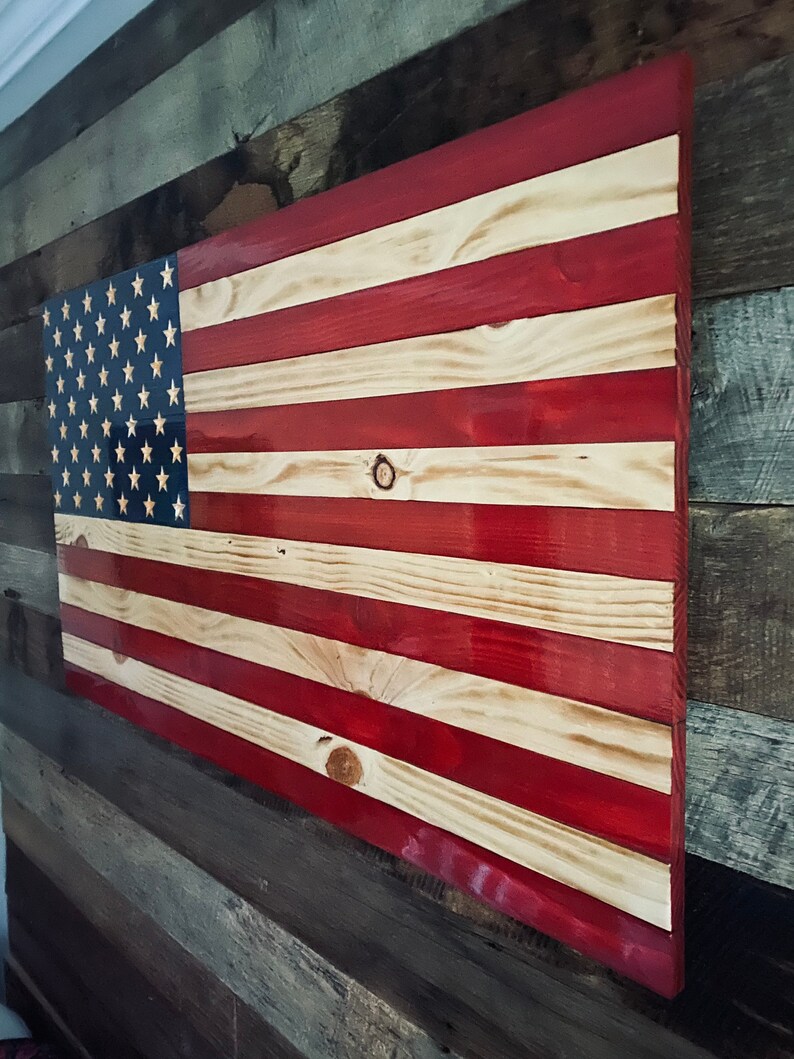 The rustic Flag | Etsy