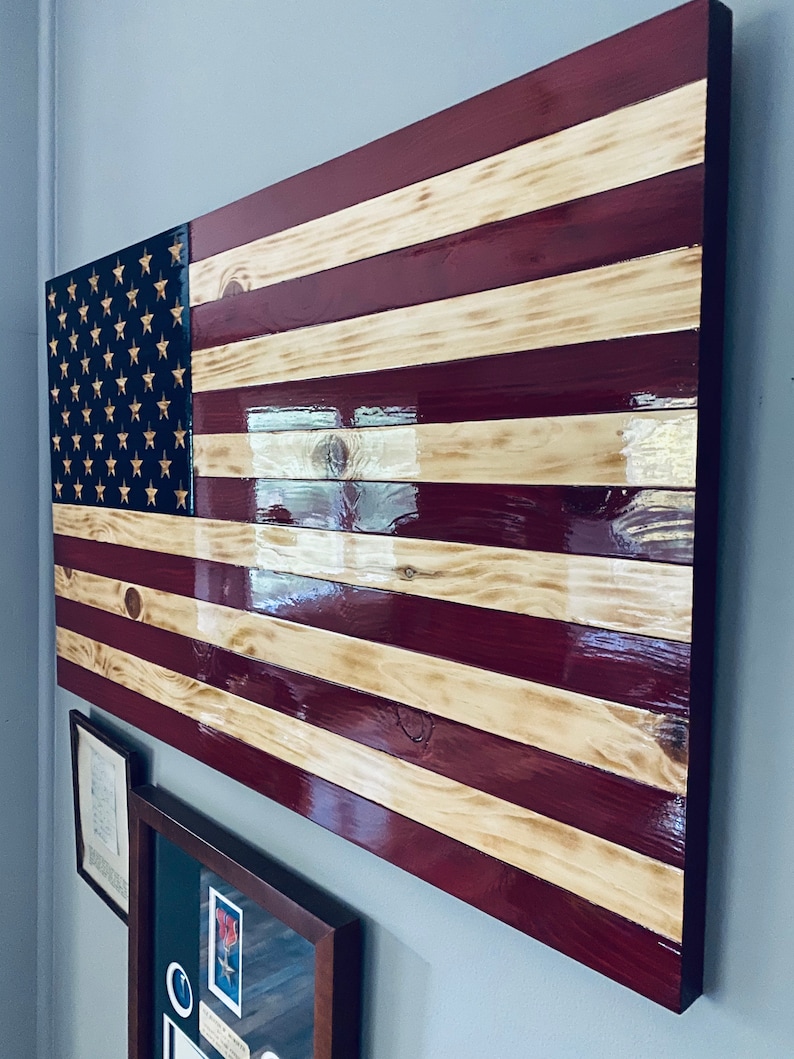 The rustic Flag | Etsy