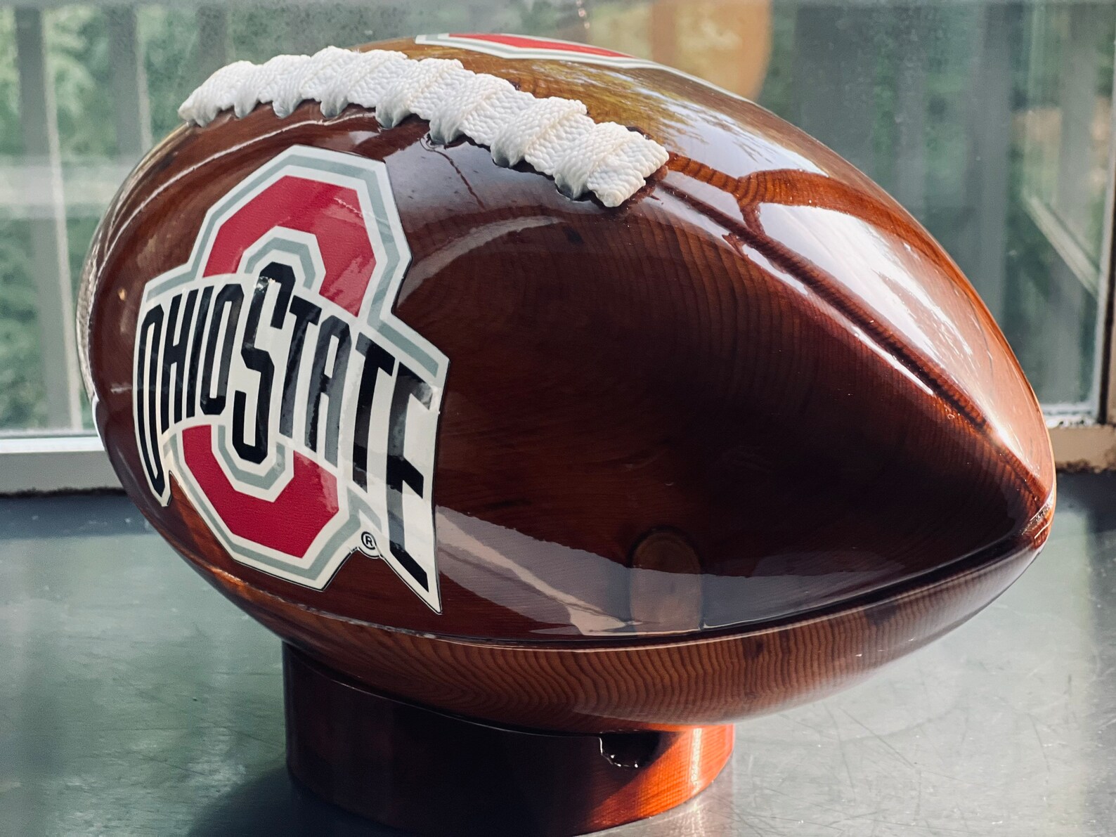 Own Your Very Own Custom Solid Cedar Wooden Football With Your - Etsy