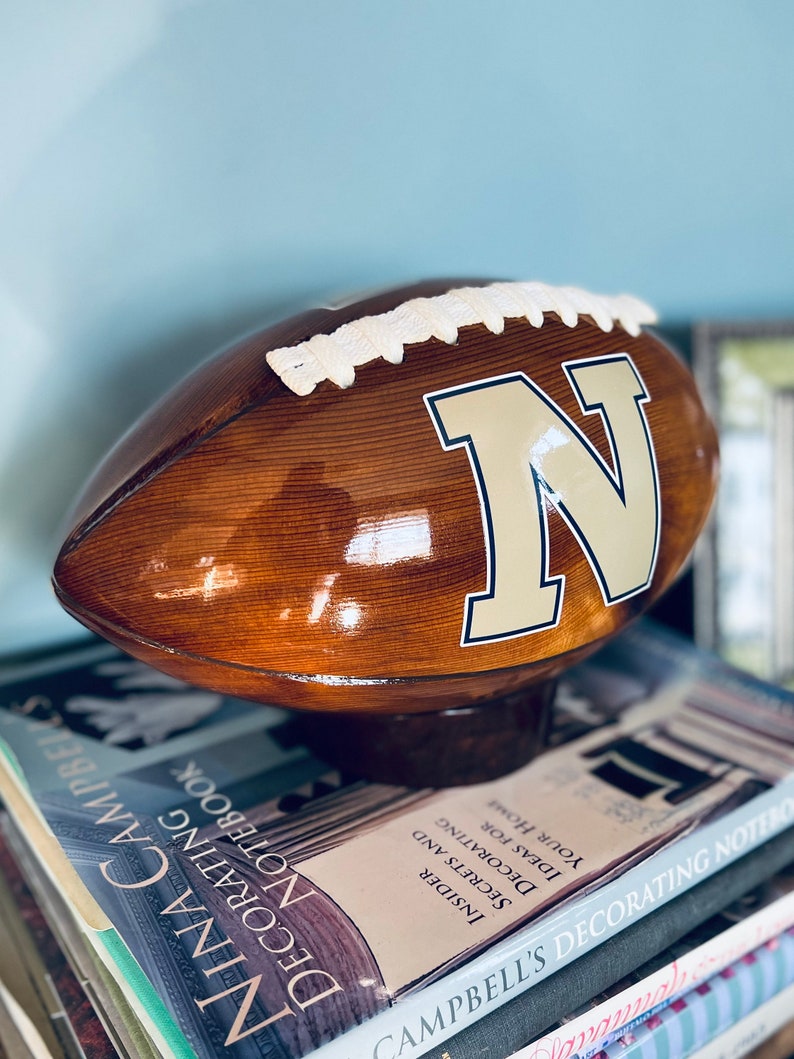 Own Your Very Own Custom Solid Cedar Wooden Football With Your - Etsy