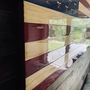 The rustic Flag - Etsy