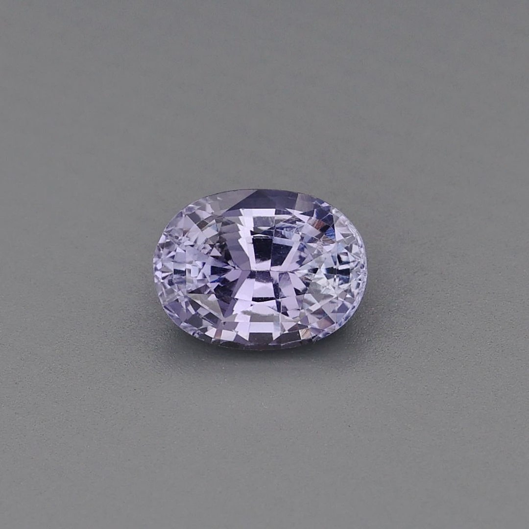 1.375 Carat Purple Sapphire for Custom Hidden Halo Proposal Ring, Oval ...
