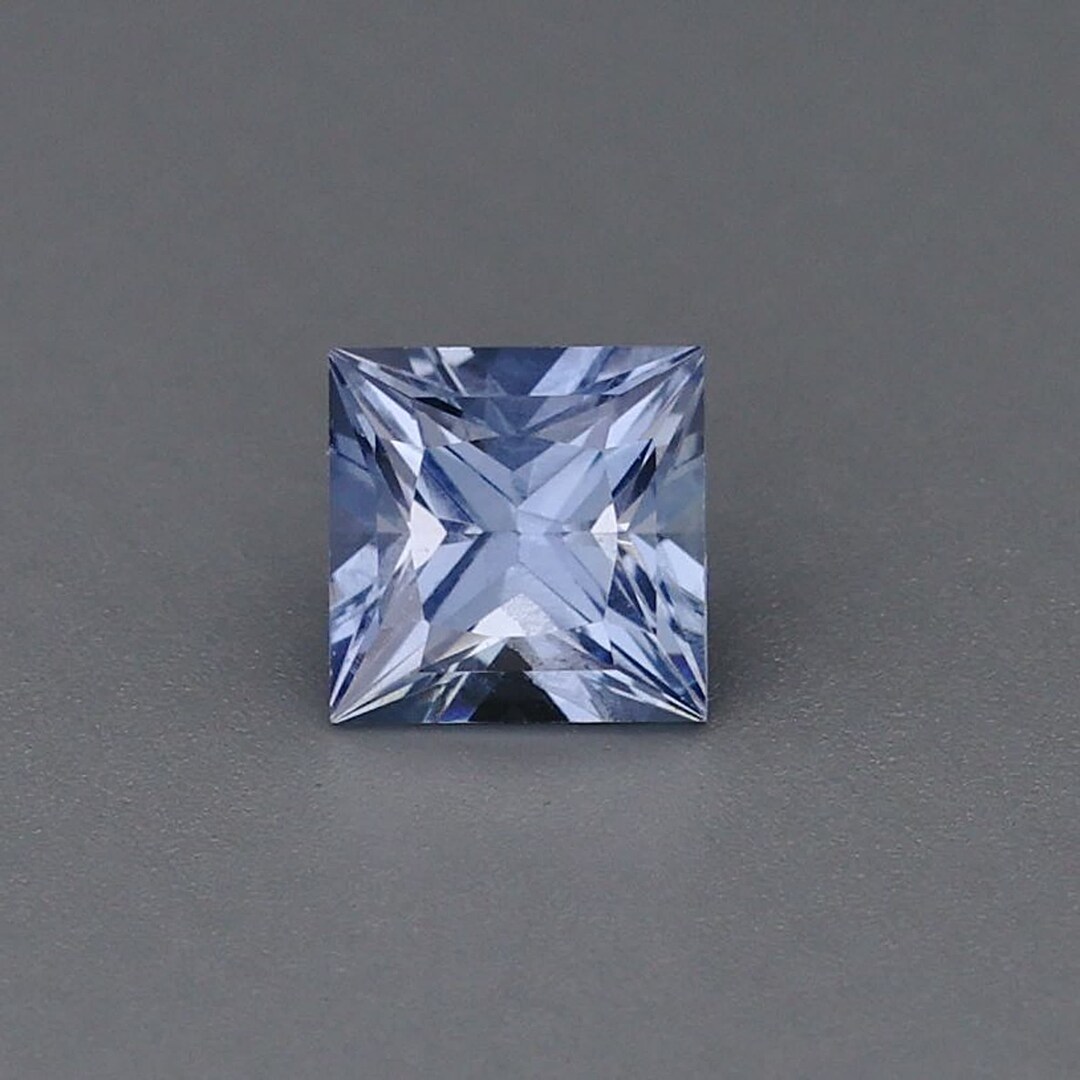 0.72ct Natural Sapphire Blue Princess Cut 4.72x4.71mm - Etsy