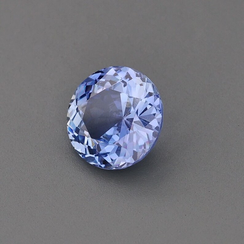 1.26ct Natural Unheated Sapphire Blue Round 6.48x6.46mm - Etsy