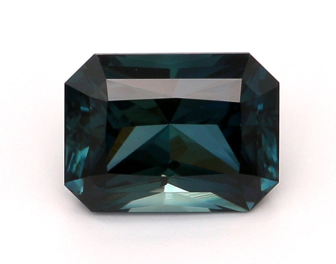 Teal Sapphire 1.69 Carat Eye-clean Sapphire Natural - Etsy
