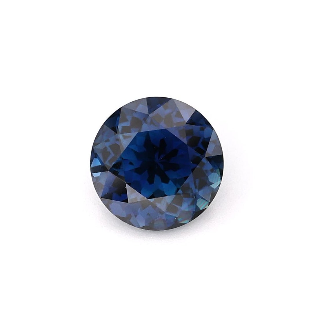 1.188carat Unheated Blue Sapphire Round - Etsy