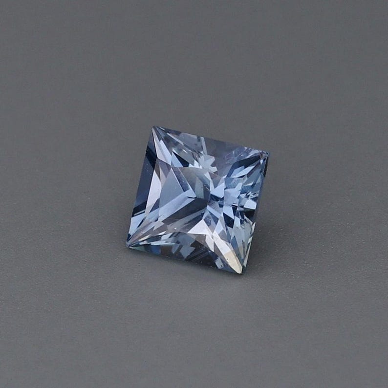1.23ct Natural Heat Only Sapphire Blue Princess 5.60x5.57mm - Etsy