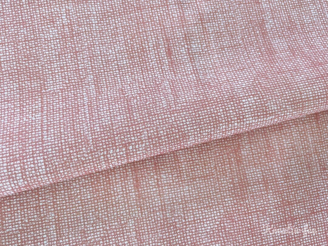Acufactum Fabric Emma Old Pink Linen Structure Digital Print - Etsy