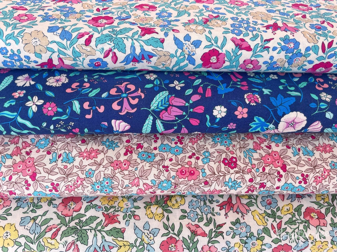 Patchwork Liberty London Fabric Package 4pcs. - Etsy