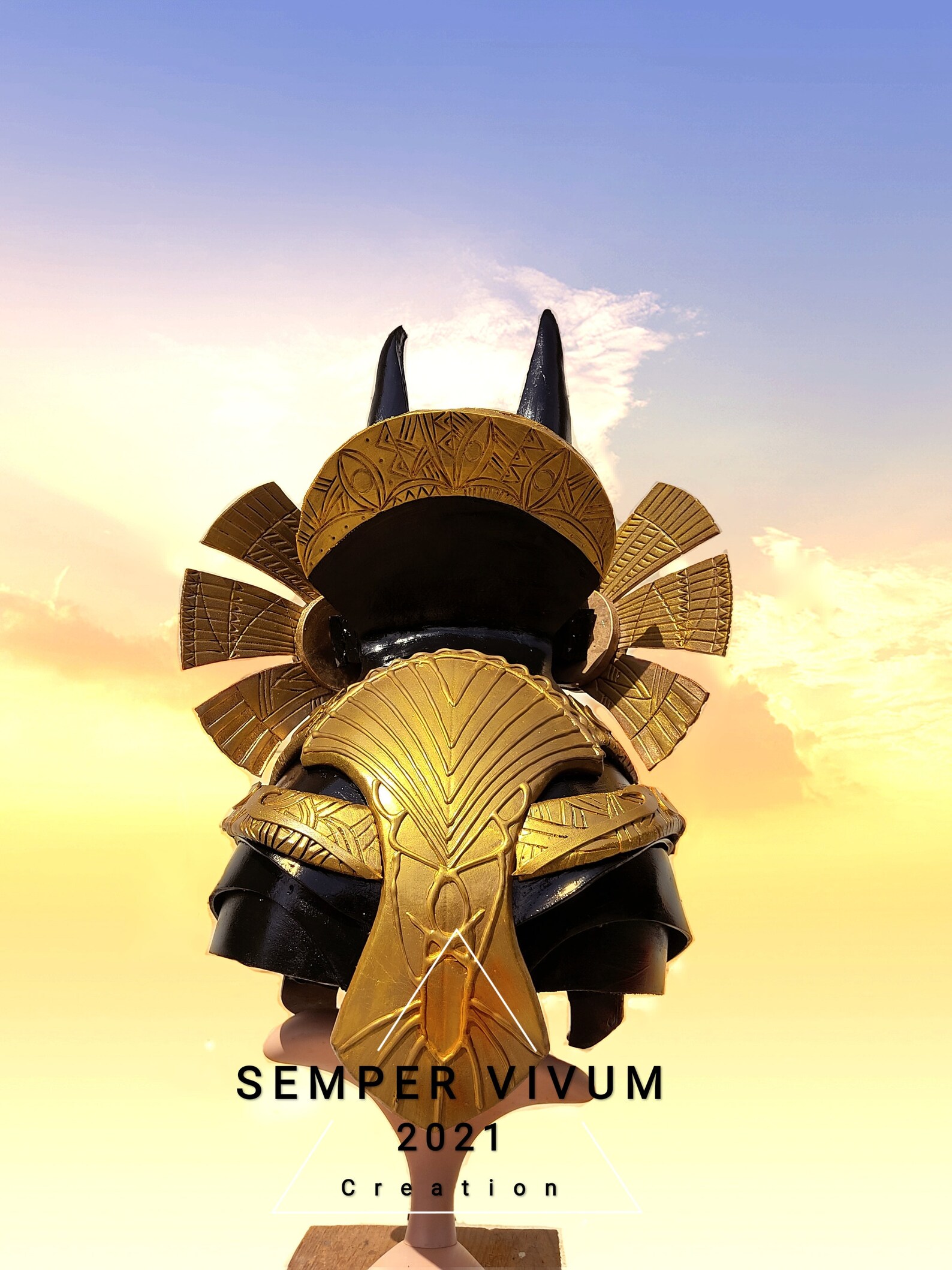 Egyptian Anubis Headdress Inspired by the Movie Stargate - Etsy