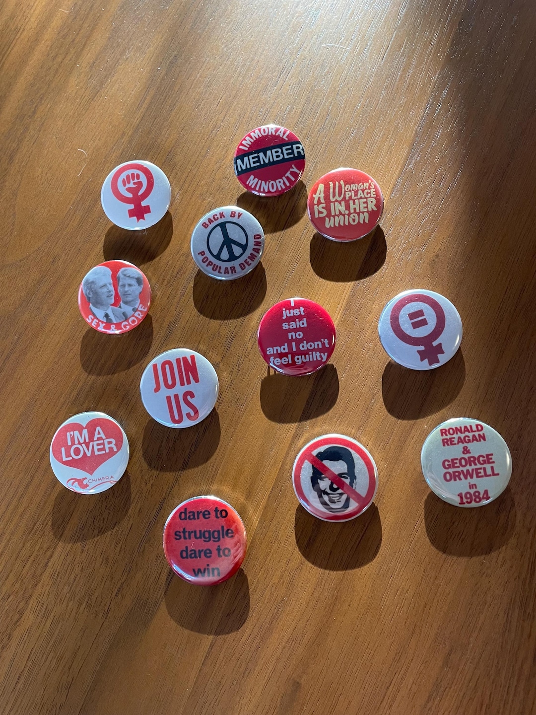 Vintage Phrase Pinback Buttons - Custom 60s 70s Style, Made to Order - Etsy