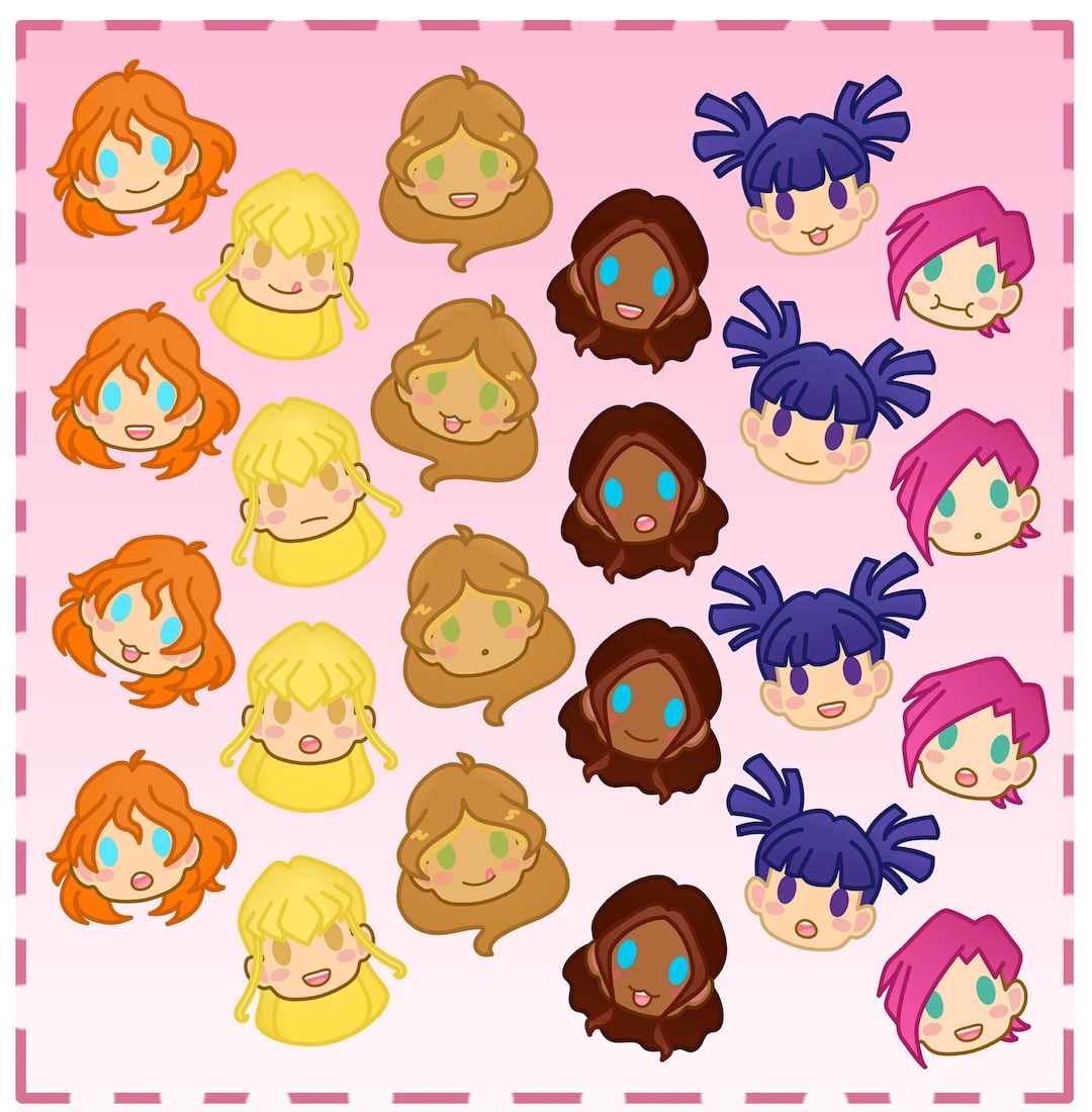 Winx Club Chibi Stickers - Etsy