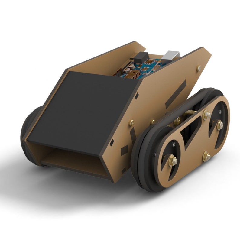 Kit de robot con orugas EasyBugDS en MDF - Plantillas PDF para corte ...