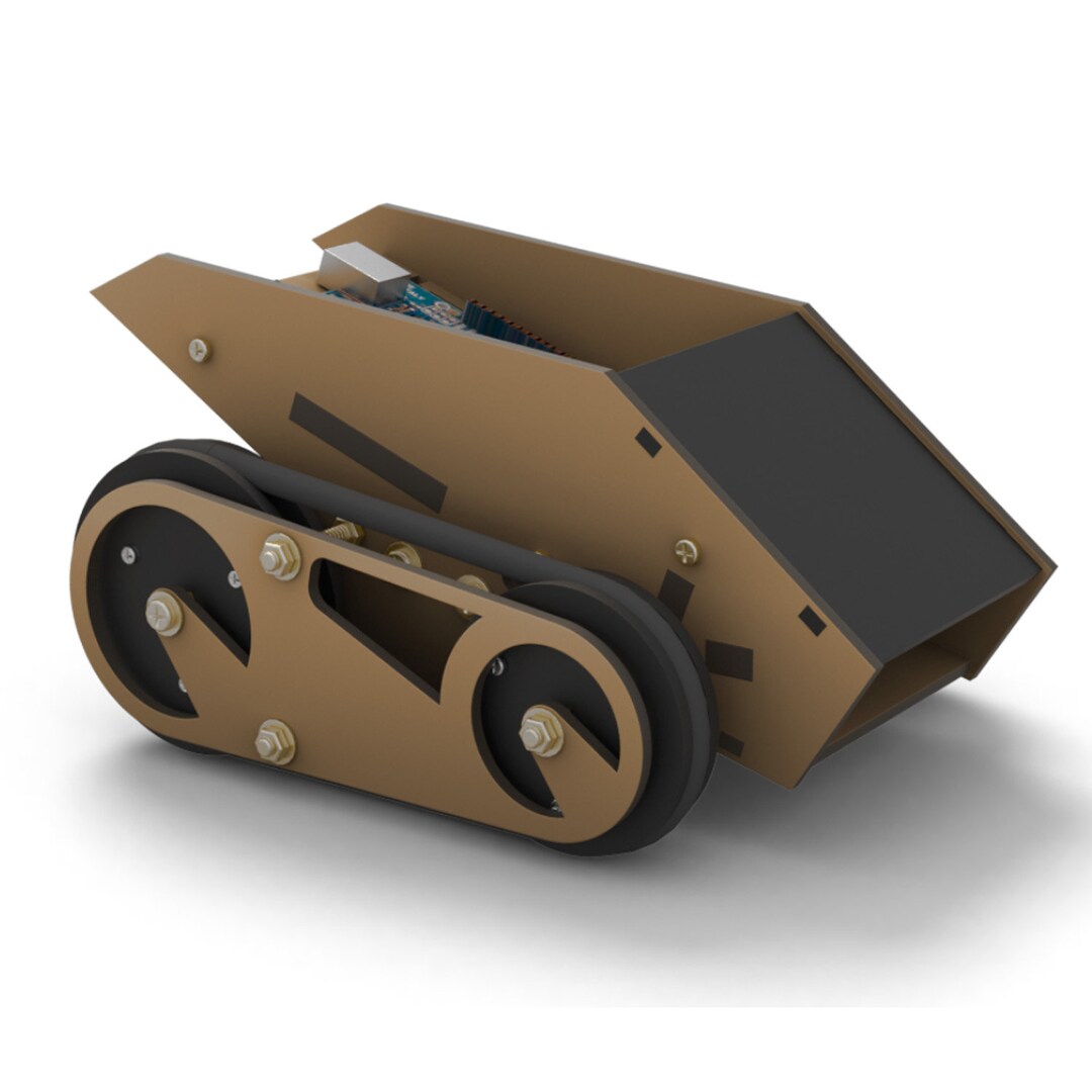 Tracked Robot Kit Easybugds in MDF PDF Templates for Laser Cutting - Etsy