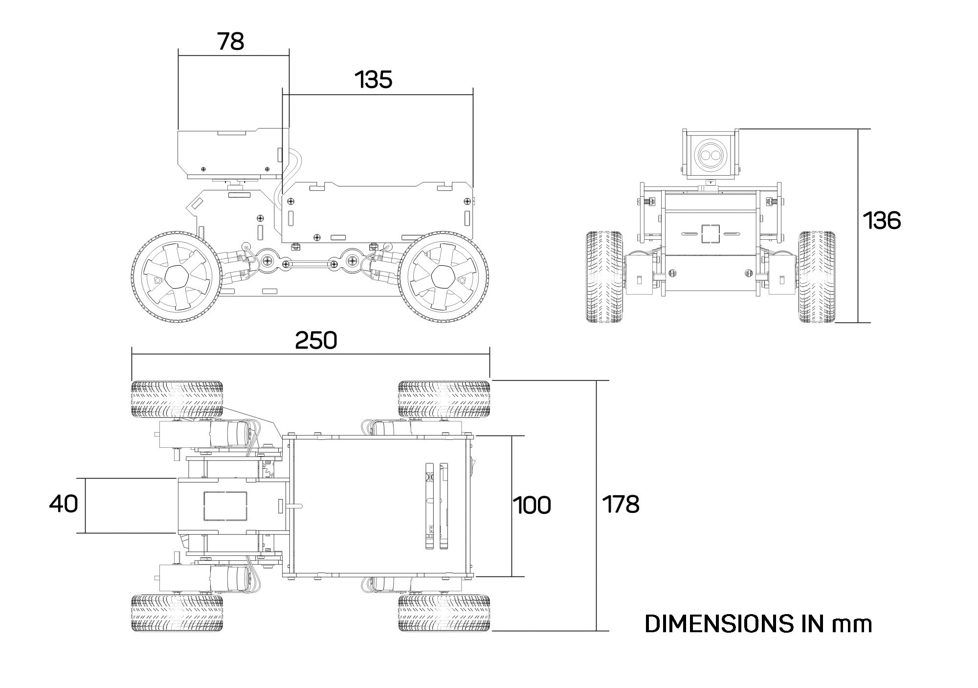 Rover Kit in MDF for Laser Cutting - Vector Files SVG and DXF - Etsy