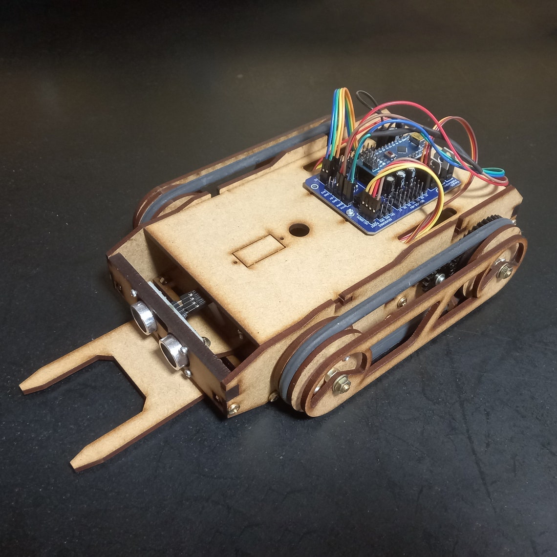 Arduino Track Tank Robot With Cargo Gripper KIT in MDF PDF - Etsy