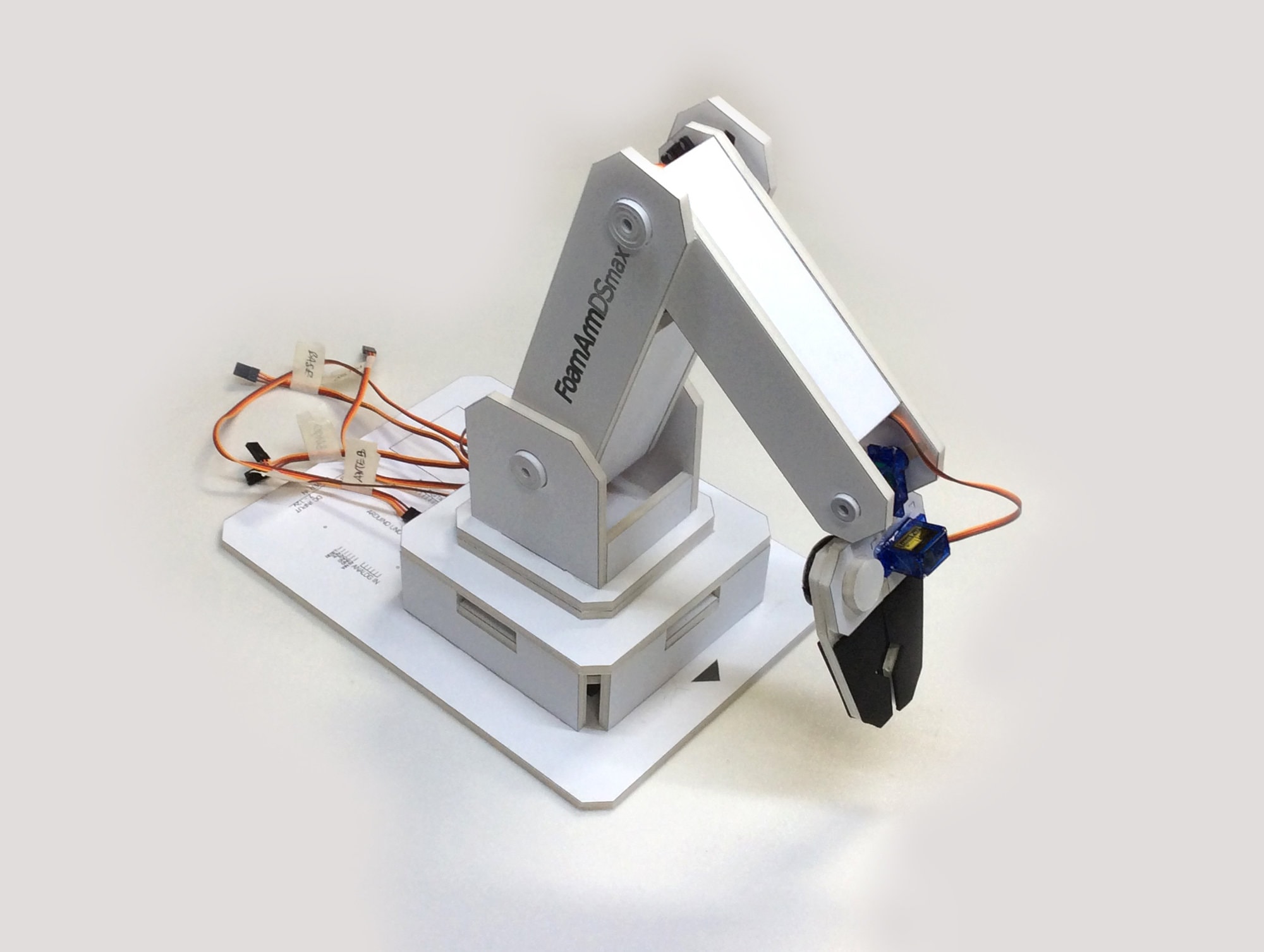 Buy Robotic Arm DIY With Foamcore for ARDUINO PDF Templates for ...