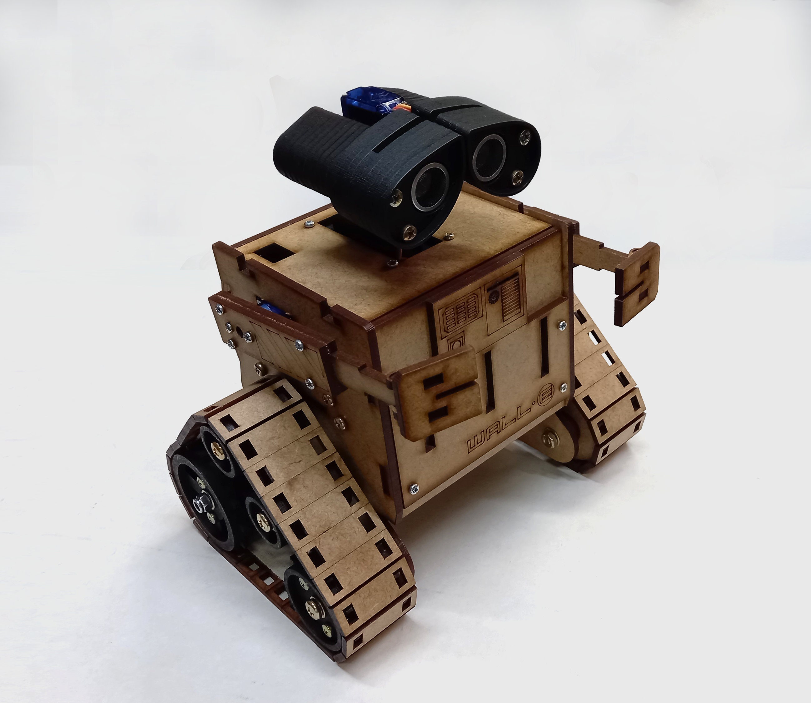 Mdf Wall E Style Robot Para Arduino Laser Cut Vector Files Etsy España