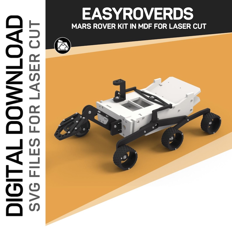 Mars Rover Kit in MDF - PDF Templates for Laser Cutting - Etsy