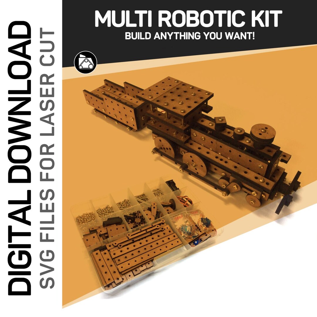 MULTI ROBOTIC KIT in Mdf - Laser Cutting Vector Files - Etsy