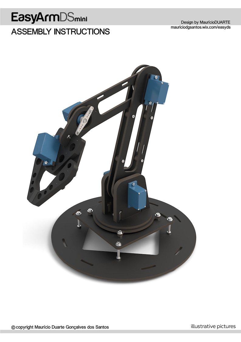 MDF Robotic Arm- PDF Templates for Laser Cutting - Etsy