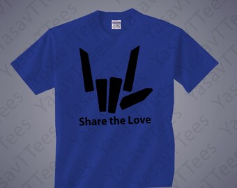 Share the love shirt | Etsy