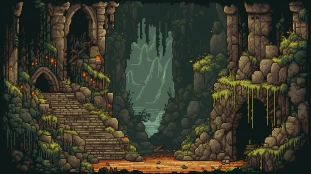 20 Mine Themed 2D RPG Pixel Art Backgrounds (digital Art) - Etsy