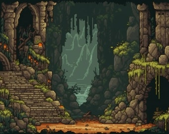 20 Castle Themed 2D RPG Pixel Art Backgrounds Castle Pixel Art ...