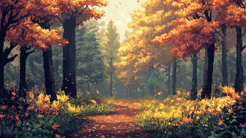 54 Forest Themed 2D RPG Pixel Art Backgrounds | Many Scenes Forest ...
