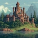 20 Castle Themed 2D RPG Pixel Art Backgrounds | Castle Pixel Art ...