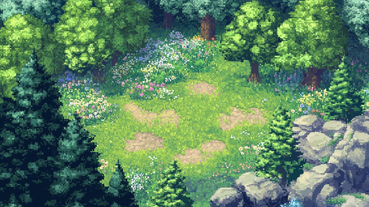 54 Forest Themed 2D RPG Pixel Art Backgrounds | Many Scenes Forest ...