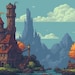 20 Wizard Tower Themed | 2D RPG Pixel Art Backgrounds | Wizard Tower ...