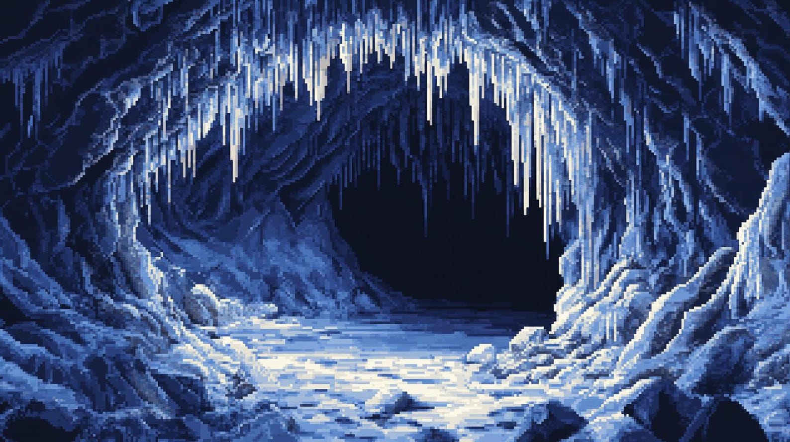 53 Winter Themed 2D RPG Pixel Art Backgrounds | Many Scenes Winter ...