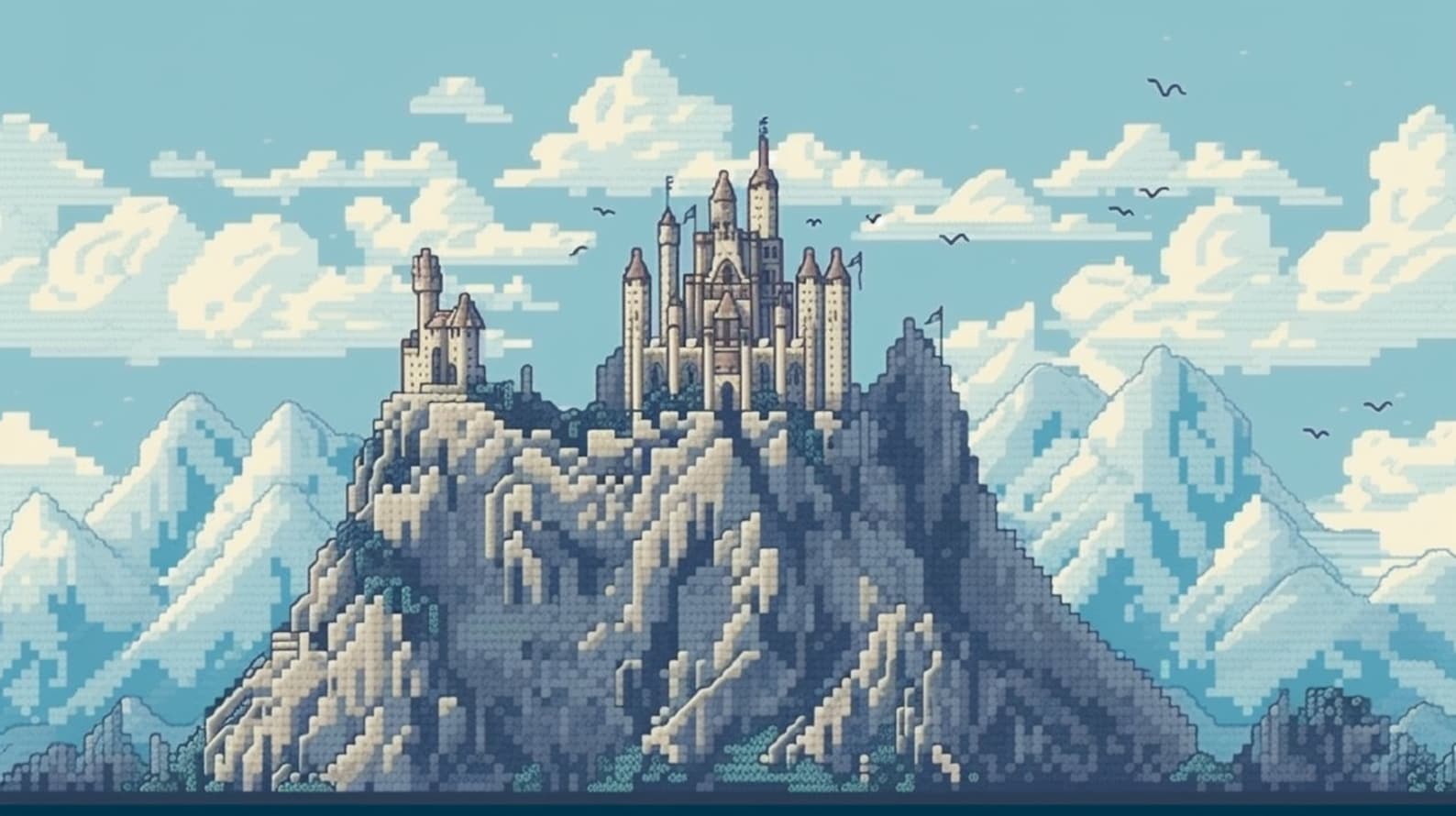 20 Castle Themed 2D RPG Pixel Art Backgrounds | Castle Pixel Art ...