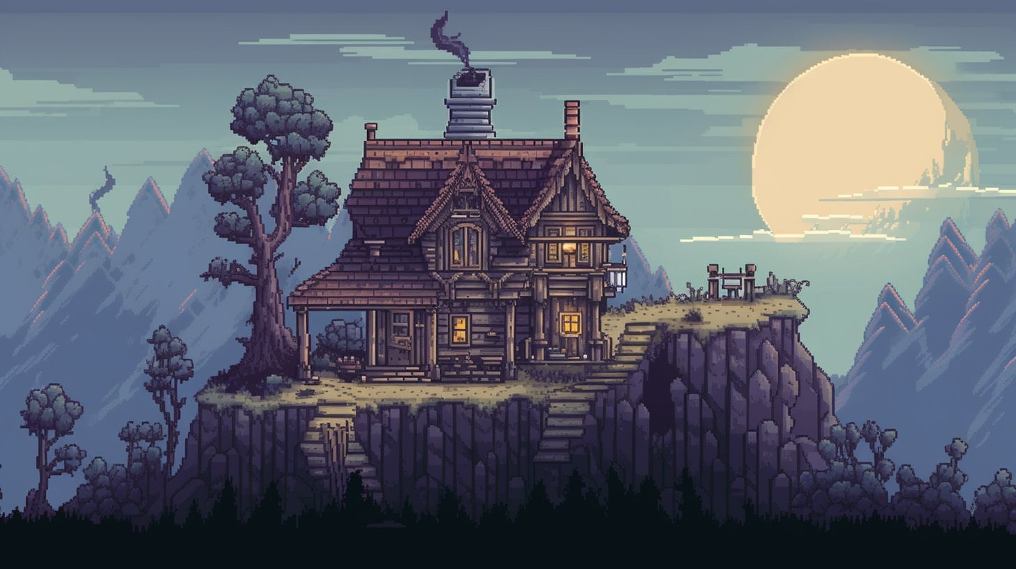 20 Witch Themed | 2D RPG Pixel Art Backgrounds | Witch House Pixel Art ...