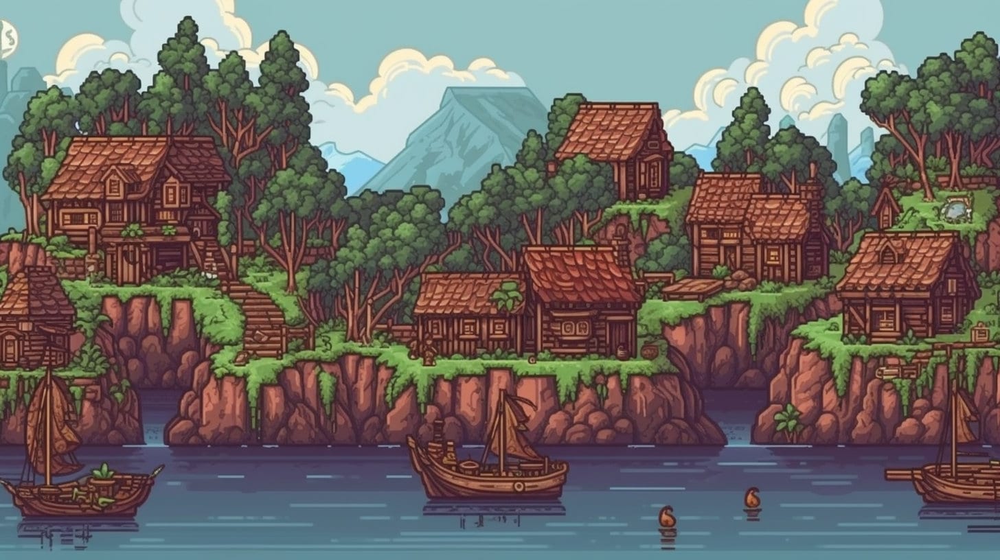 20 Goblin Village 2D RPG Pixel Art Backgrounds (digital Art) - Etsy