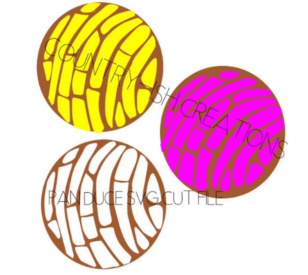 Conchas Pan Dulce Sweet Bread SVG Cut File - Etsy