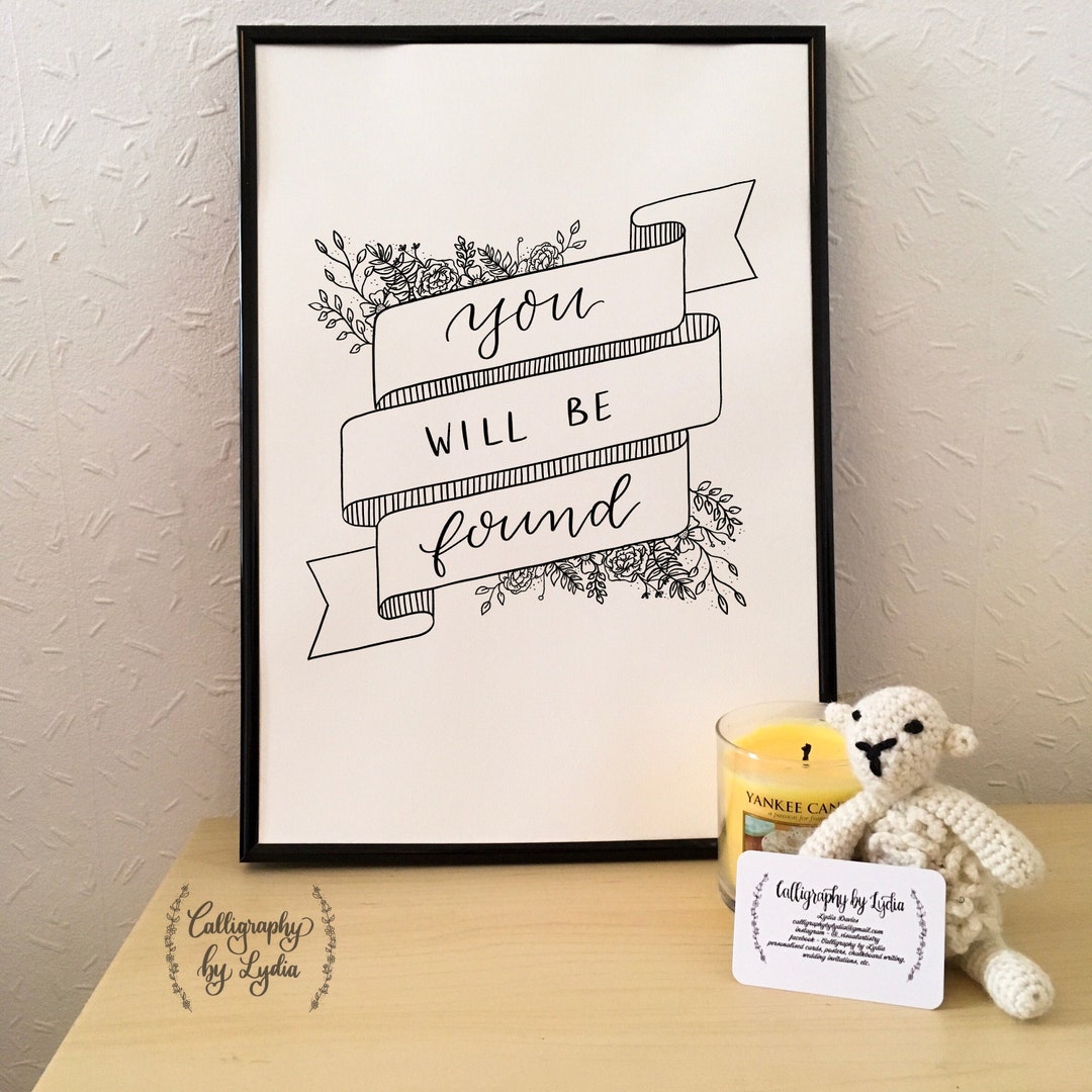 You Will Be Found Digital Download - Etsy