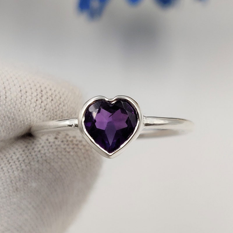 Amethyst Ring - Etsy