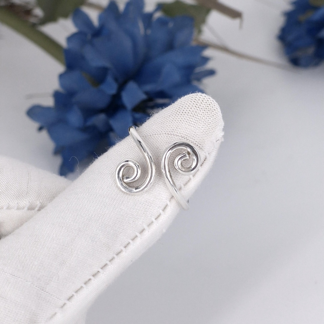 Solid 925 Sterling Silver Finger Splint Ring - Arthritis Silver Ring ...