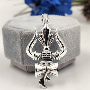 Amazing Lord Shiva Silver Pendant - 925 Solid Sterling Silver Om ...