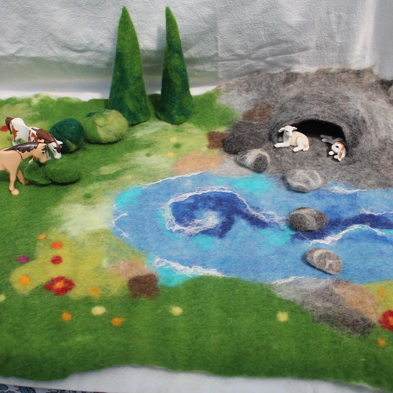 Spieleteppich ausfilz - Etsy.de